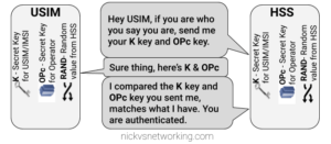 HSS & USIM Authentication in LTE/NR (4G & 5G) | Nick vs Networking