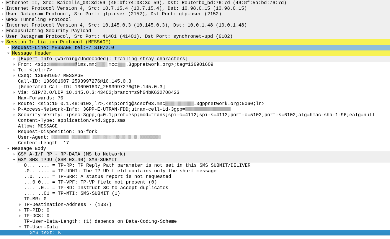 SMS-over-IP Message Efficiency – K | Nick vs Networking