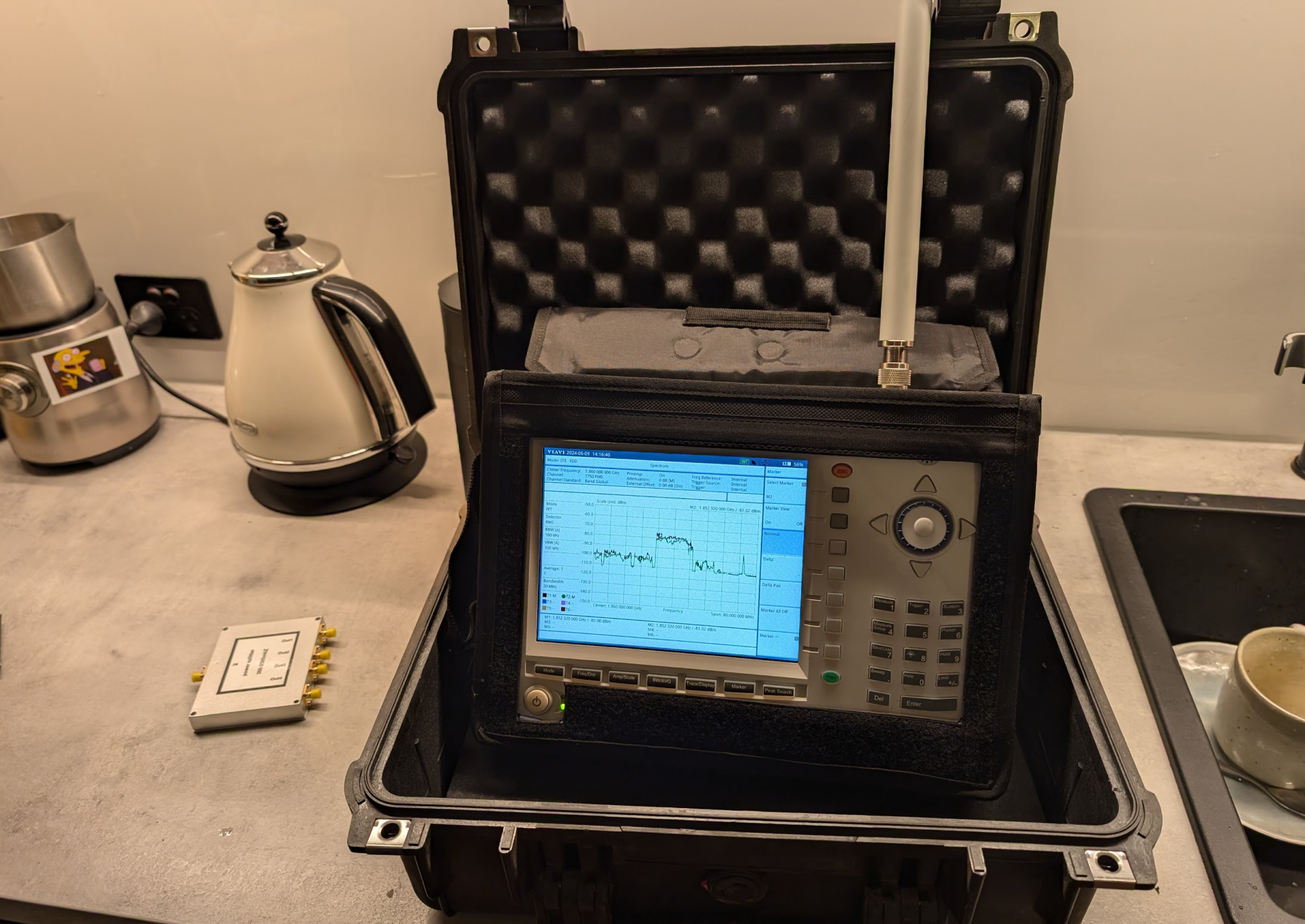 Using fancy test kit to measure”Cell Antenna” stickers | Nick vs Networking